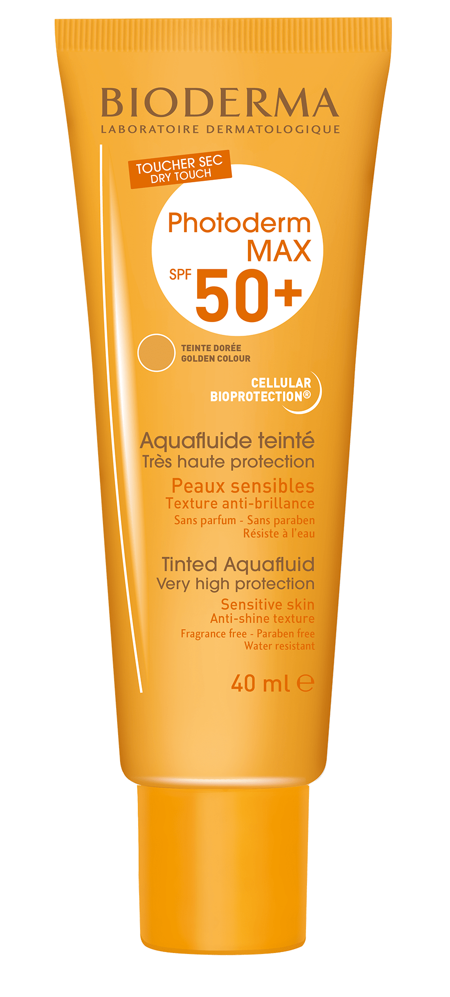 Bioderma PHOTODERM MAX AQUAFLUIDE SPF50+ Golden tint - 40ml